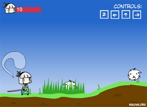 Youmu Platformer Test Play Online On Flash Museum