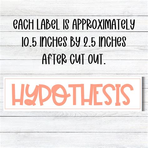 Printable Science Fair Project Labels Science Experiment Labels Science