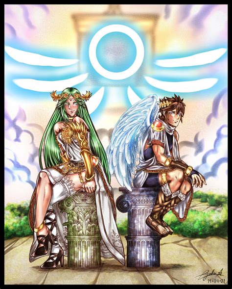 Pit And Palutena By Patopolis On Deviantart