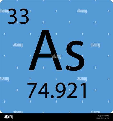 Arsenic Atomic Structure Stock Vector Images Alamy