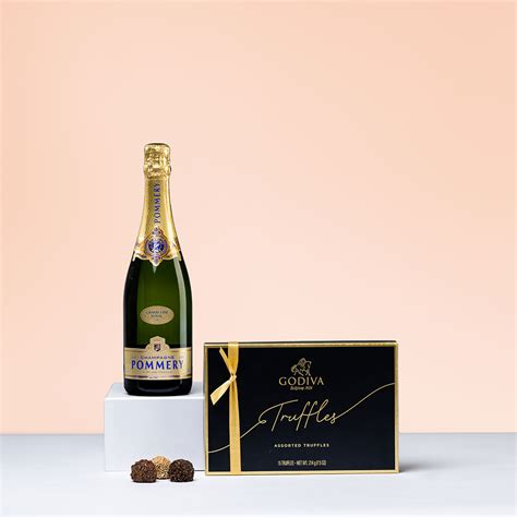 Godiva Chocolate Truffles And Champagne Delivery In Germany By