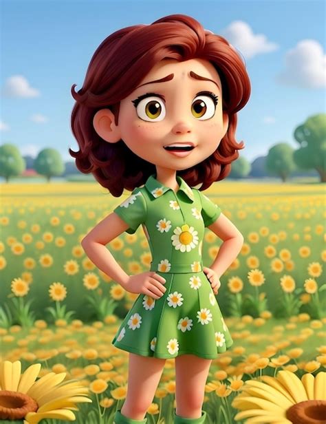 Personagem Dos Desenhos Animados Foto Premium