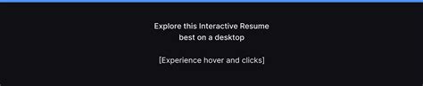 Interactive Resume Unesh G Uiux Designer Behance
