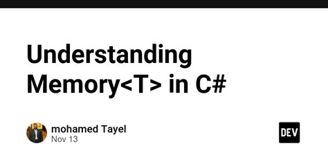 Understanding Memory In C Dev Community