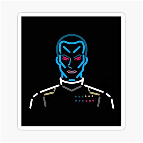 Swr Admiral Thrawn Minimalist Art Sticker For Sale By Master Bg