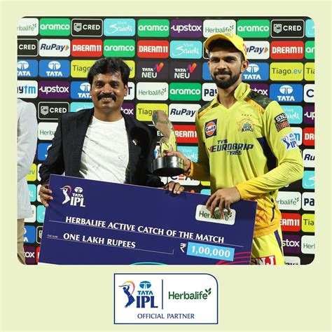 Herbalife In Match 41 Of Tata Ipl Between Csk And Pbks