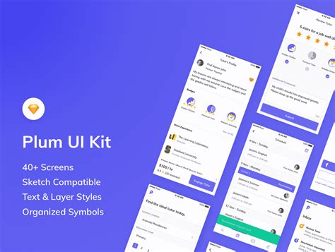 Plum Ui Kit Behance