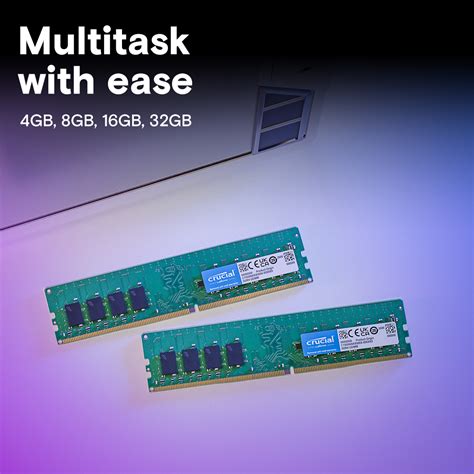 Crucial 16gb Ddr4 3200 Udimm Ct16g4dfra32a Crucial In