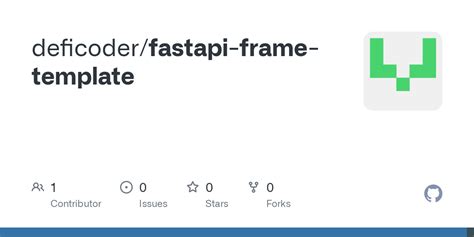 GitHub Deficoder Fastapi Frame Template