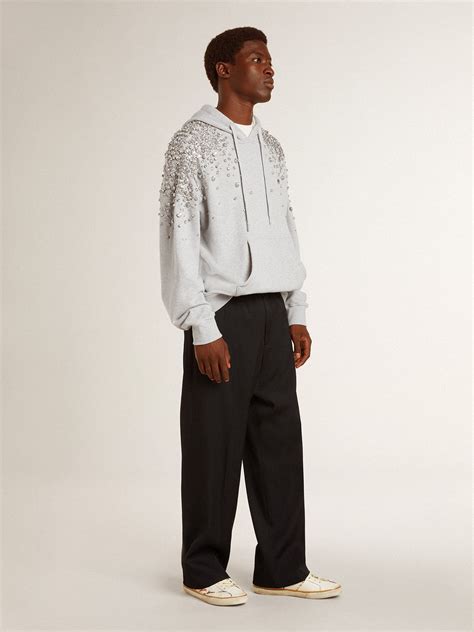 Mens Super Star Ltd With Perforated Star And Metallic Leather Heel Tab