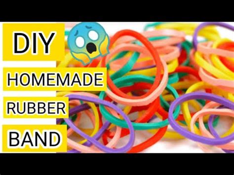 How To Make Rubber Band At Home Diy Rubber Band Homemade Rubber Band Rubber Band Making