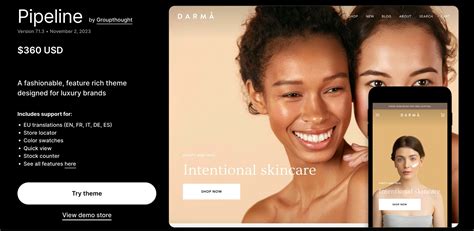 Pipeline Shopify Theme Review Features Pros And Cons