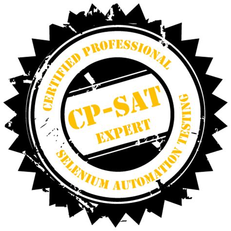 Selenium Certification Cp Sat Certified Professional Selenium