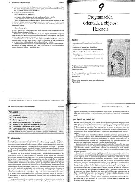 09 Programacion Orientada A Objetos Herencia Pdf Herencia Programación Orientada A