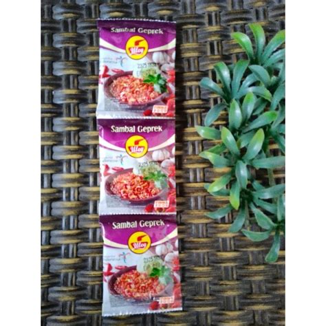 Jual Sambal Geprek Uleg Sambel Geprek Sachet Kemasan 18gr Shopee