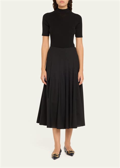 Alexandre Birman Harper Leather Ballerina Flats Bergdorf Goodman