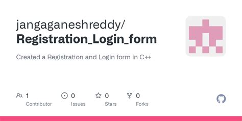 Github Jangaganeshreddy Registration Login Form Created A