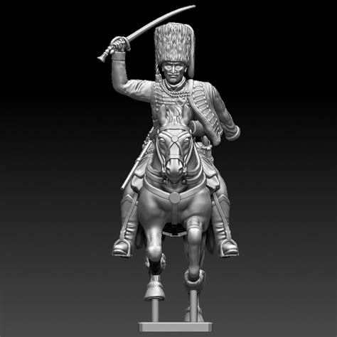 3d Printable 17 Austrian Hussars Syw By Uwe