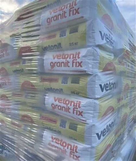 Плиточный клей Weber vetonit granit fix купить | Ремонт и строительство ...