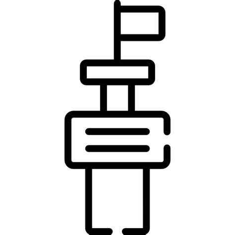 Icono De Torre Special Lineal