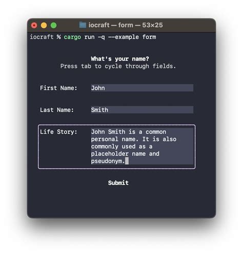 Github Ccbrowniocraft A Rust Crate For Beautiful Artisanally Crafted Clis Tuis And Text