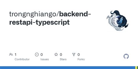 Github Trongnghiangobackend Restapi Typescript
