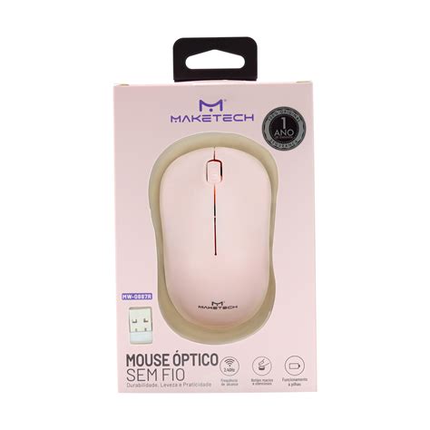 Mouse sem Fio Conexão USB Maketech Maketech Inovação e Tecnologia em Gadgets e Soluções de