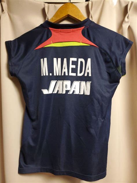 バドミントン 前田美順 女子日本代表 選手支給 実使用 ユニフォーム 非売品② メルカリ