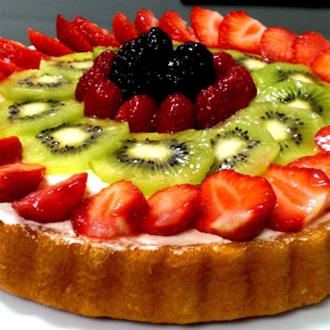 Fresh Fruit Flan Photos