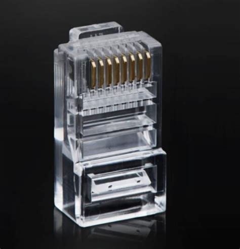 China Utp Rj45 8 Pin Modular Plug For Network Cat6 Lan Cable