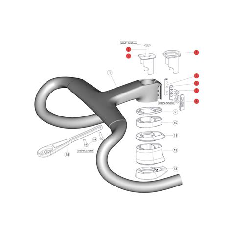 Hardware De Cabina Bmc Ics Carbon Aero Blanco