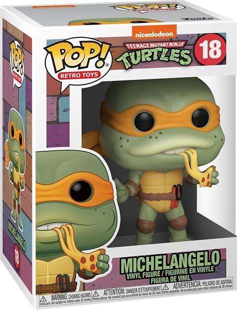 Michelangelo Funko Pop Retro Teenage Mutant Ninja Turtles Games