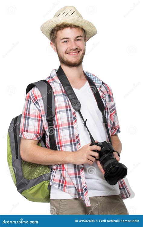 Retrato De Un Turista Foto De Archivo Imagen De Vacaciones 49502408