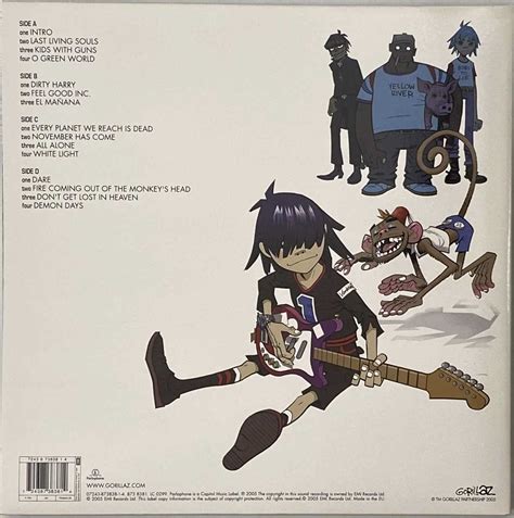 Lot 142 Gorillaz Demon Days Lp Uk Original