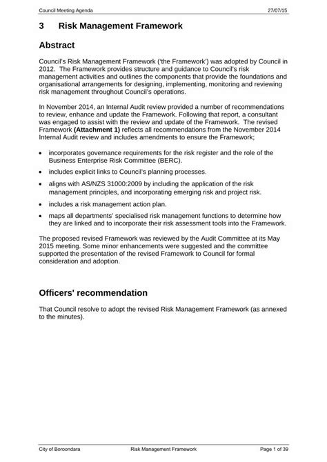 Pdf 3 Risk Management Framework Abstract€¦ · Section One Risk