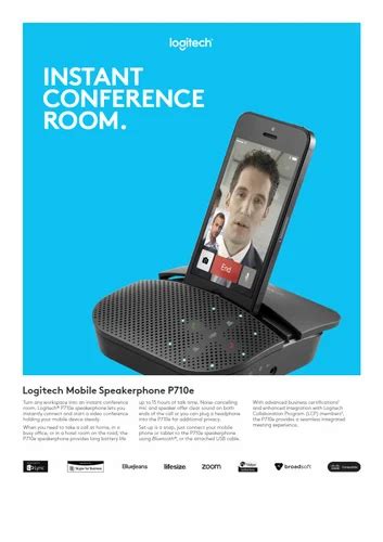 Wireless Logitech Mobile Speakerphone P710e At Best Price In Ahmedabad Id 2854133650533