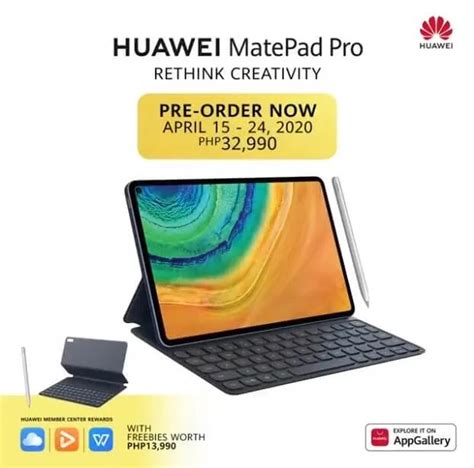 Huawei Matepad Pro G Unveils In Ph For Php Pre Order Now To Get Php Worth Of Freebies