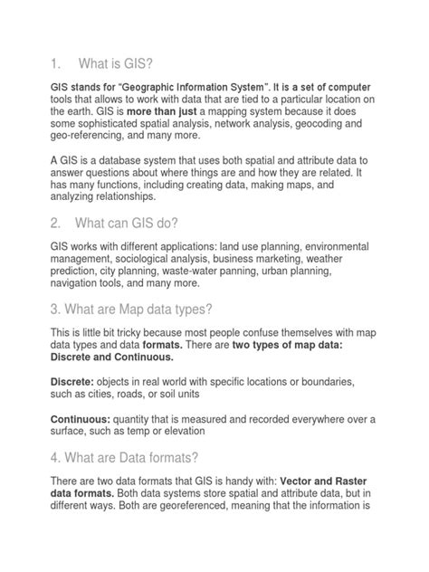 Gis Interview Pdf Geographic Information System Arc Gis