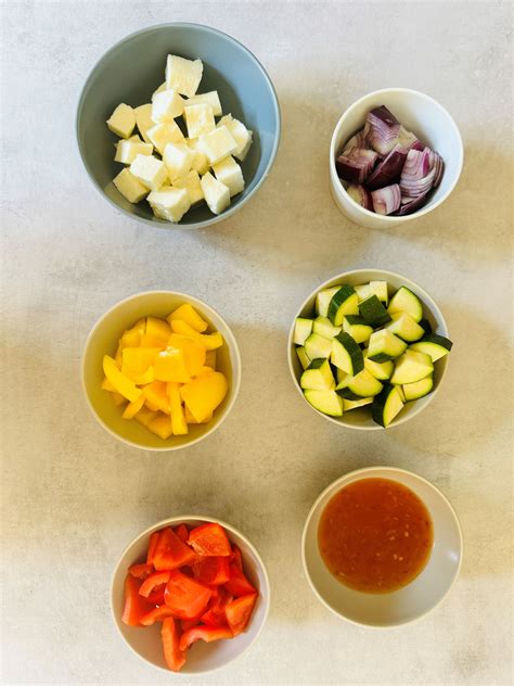 Air Fryer Halloumi Kebabs In A Sweet Chilli Sauce Lianas Kitchen