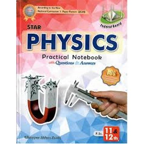 Physics Practical Book Federal Board 10th 12th Variety Stationers