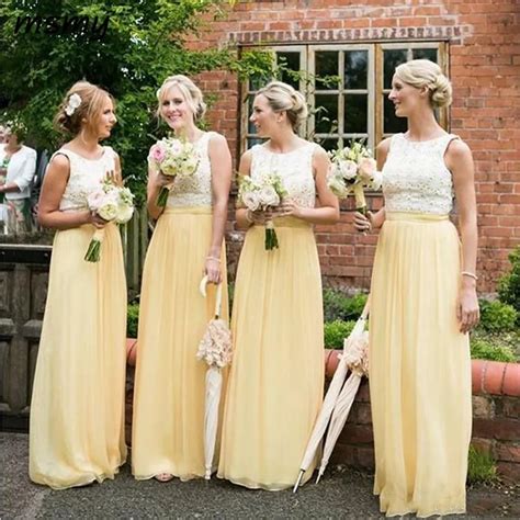 Light Yellow Wedding Dress 60 Photos