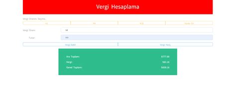 GitHub Dilarauluturhan Vergi Hesaplama Ecodation Akademi Frontend