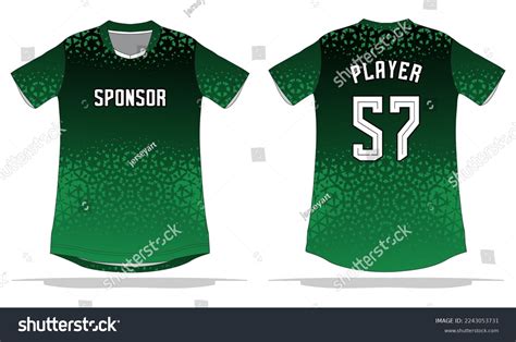 Sport Uniform Pattern Background Design Stock Vector Royalty Free
