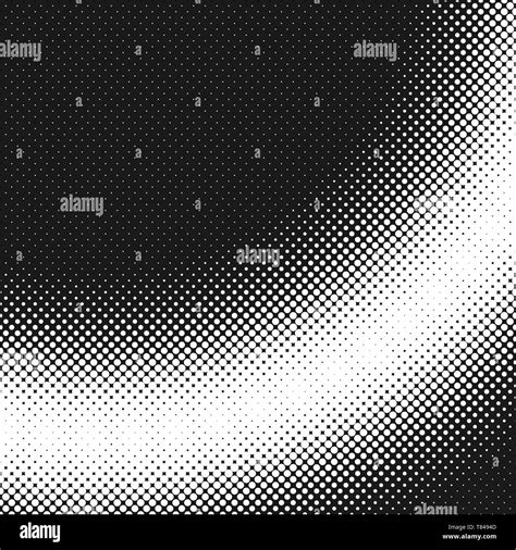 Geometric Halftone Dot Pattern Background From Circles Stock Vector Image And Art Alamy