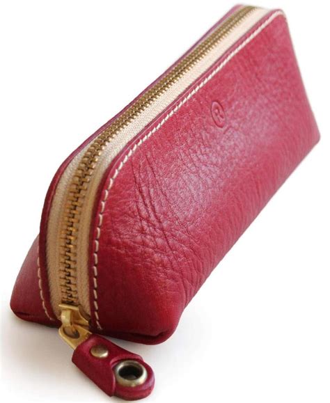 【楽天市場】[porco Rosso] ペンケース 革 名入れ 筆箱 筆入れ 本革 栃木レザー レザー 大人 日本製 大容量 シンプル ブランド ポルコロッソ 三角 メンズ レディース