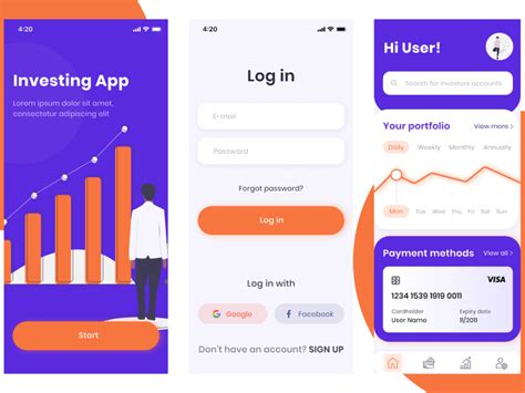 An Eye Catching Stunning And User Friendly Mobile Application Ux Ui