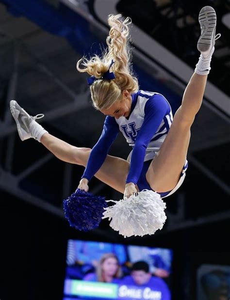 Pin By Dave On Cheer Leaders In 2025 Cheer Poses Blue Cheer