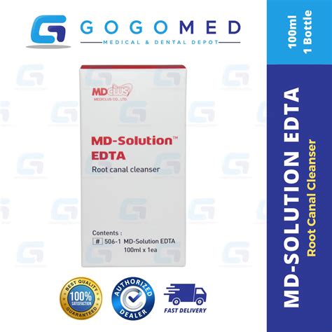 Md Solution Edta 100ml Edta Liquid Edta Solution Gogomed Supplies