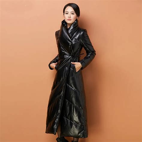 Yolanfairy Geniune Leather Jacket Women Sheepskin Leather Winter Coat