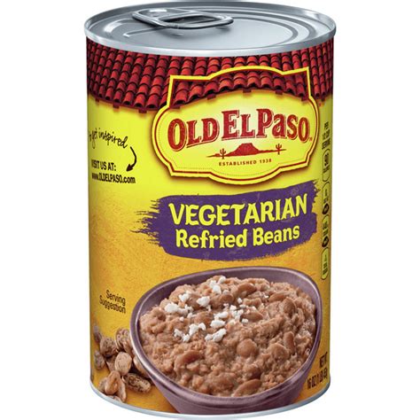 Old El Paso Vegetarian Refried Beans 16 Oz